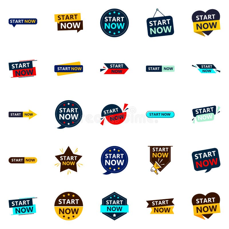 25 Professional Typographic Designs for Encouraging Starting Start Now ...