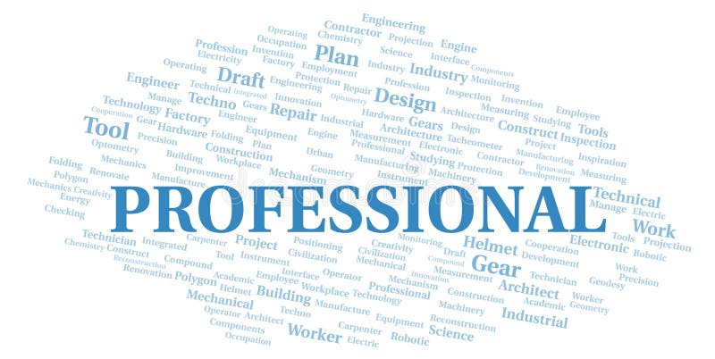 Professional Typography Word Cloud Create with the Text only Stock ...