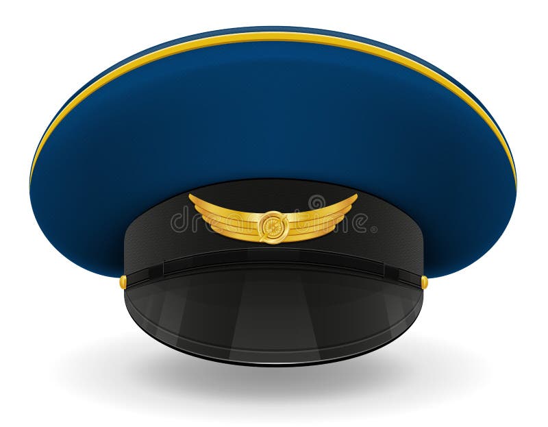 Pilot cap stock illustration. Illustration of airplane - 5576737