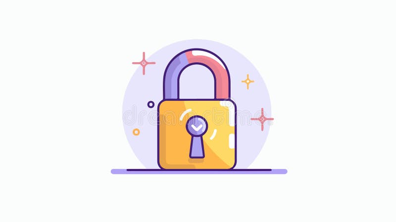 Professional Unlock Icon for Web and UI Design Stock Illustration ...
