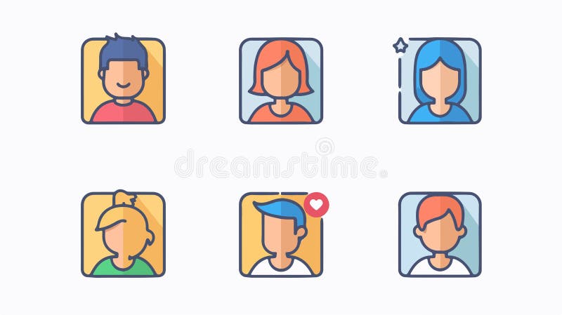 Professional User Profile Icon for Basic Web Design Stock Illustration ...