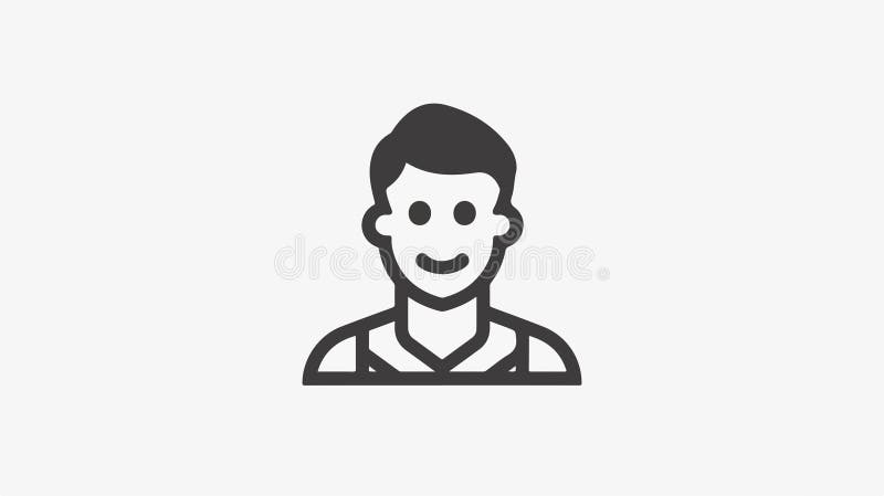 Professional User Profile Icon for Basic Web Design with Modern ...