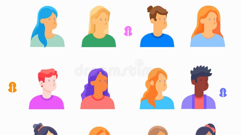 Professional User Profile Icon for Basic Web Design with Modern ...