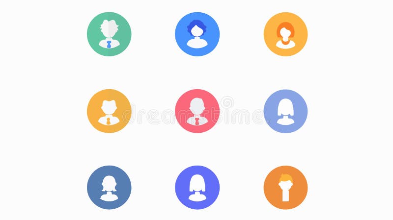 Professional User Profile Icon for Basic Web Design Stock Vector ...