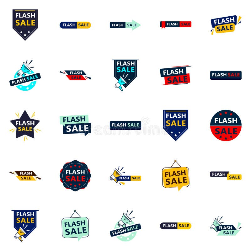 25 Professional Vector Designs in the Flash Sale Bundle Perfect for ...