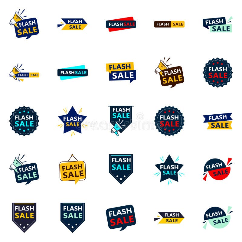 25 Professional Vector Designs in the Flash Sale Bundle Perfect for ...