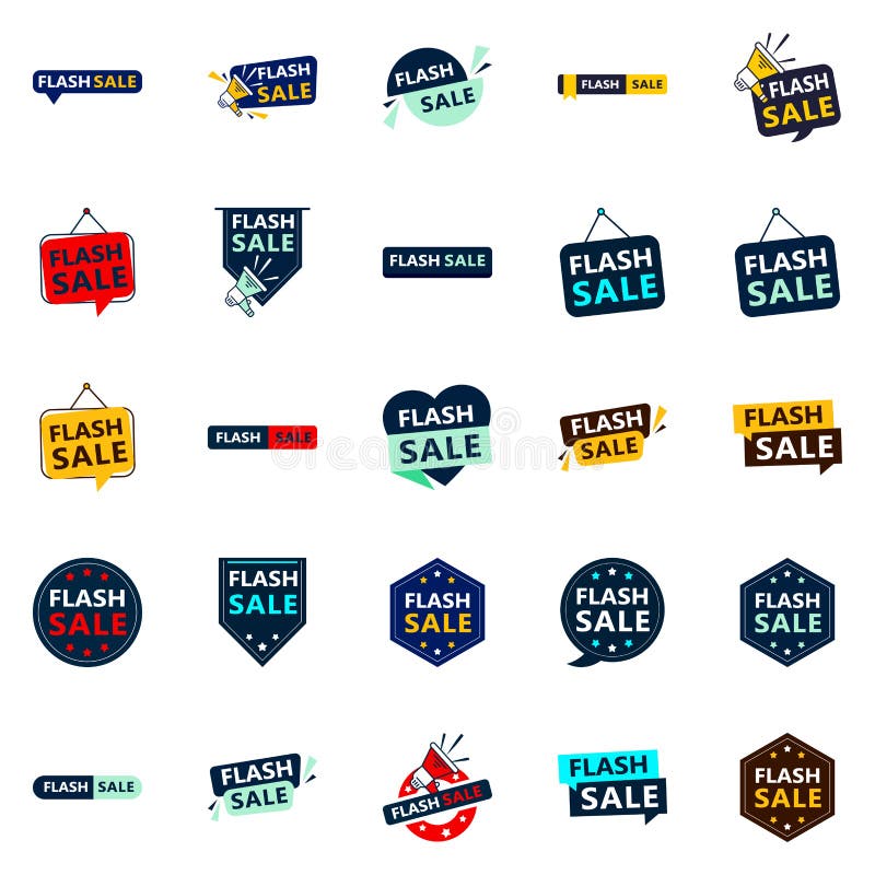 25 Professional Vector Designs in the Flash Sale Bundle Perfect for ...