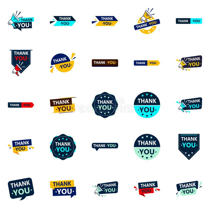 25 Professional Vector Designs for Showing Gratitude and Appreciation ...