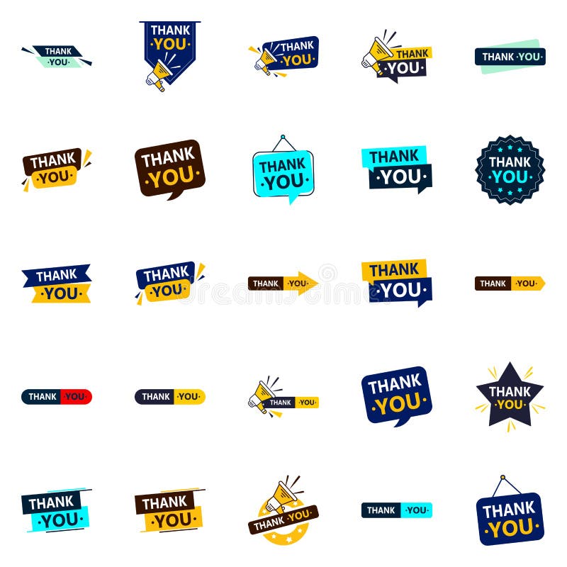 25 Professional Vector Designs To Express Your Appreciation Stock ...