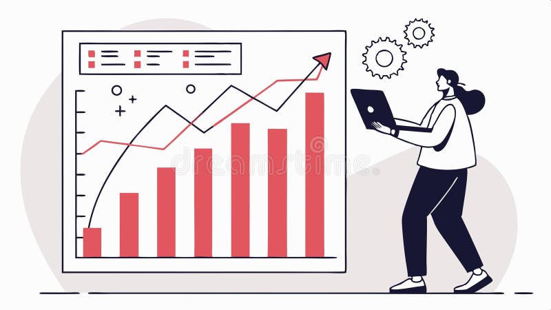 Business Graph and Person, Data Analysis for Business Reports and ...