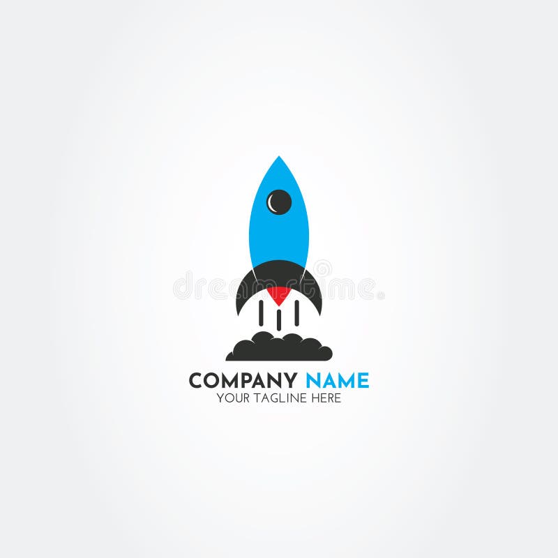 Vector Modern Creative Launch Rocket Logo Stock Vector - Illustration ...