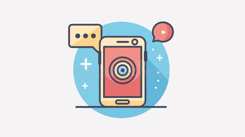 Professional Video Call Camera Icon for Communication Purposes Stock ...