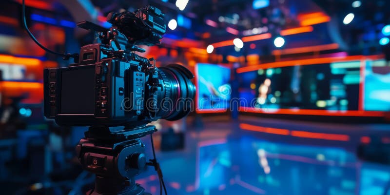 A Professional Video Camera is Essential in Modern TV Studios for ...
