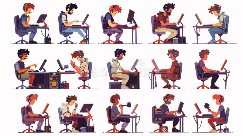 Professional Video Game Developer Stock Illustrations – 190 ...