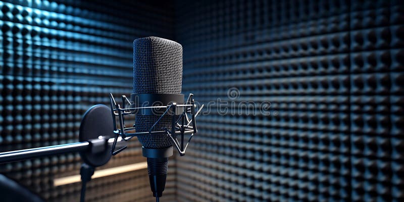 Professional Voice Recording Studio Exceptional Audio Production Stock ...