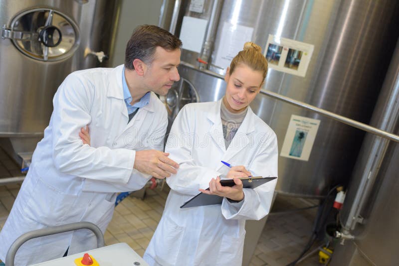 Professional Winery Factory Staff Stock Photo - Image of quality ...