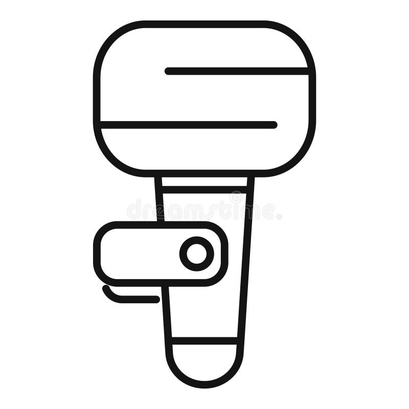 Professional Wireless Microphone for Interview Recording Stock Vector ...