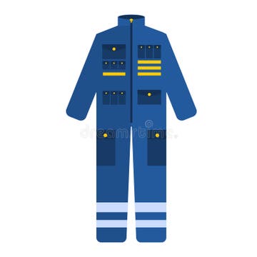 Professional Work Clothes. Vector Illustration Stock Vector ...