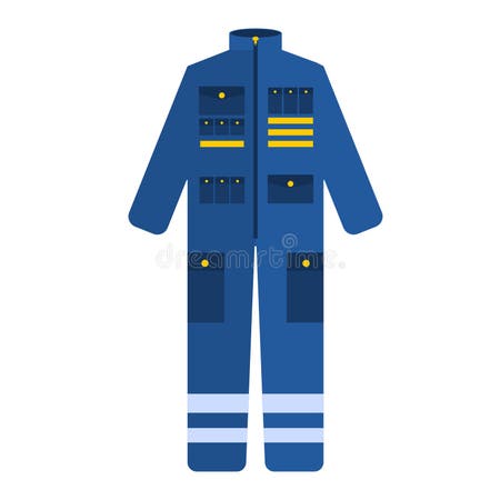 Professional Work Clothes. Vector Illustration Stock Vector ...