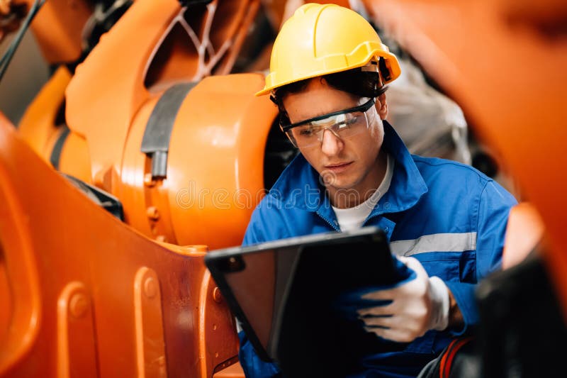 Professional Worker Maintenance Machine Robotic Arms Industrial ...