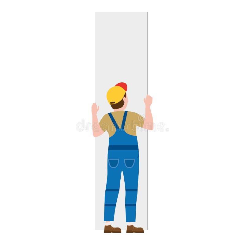 Cartoon Drywall Worker Stock Illustrations – 86 Cartoon Drywall Worker ...