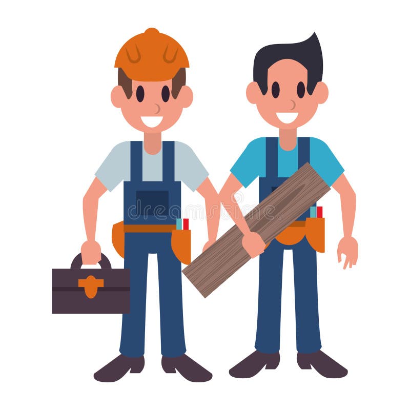 Professional Workers Characters Cartoons Stock Vector - Illustration of ...