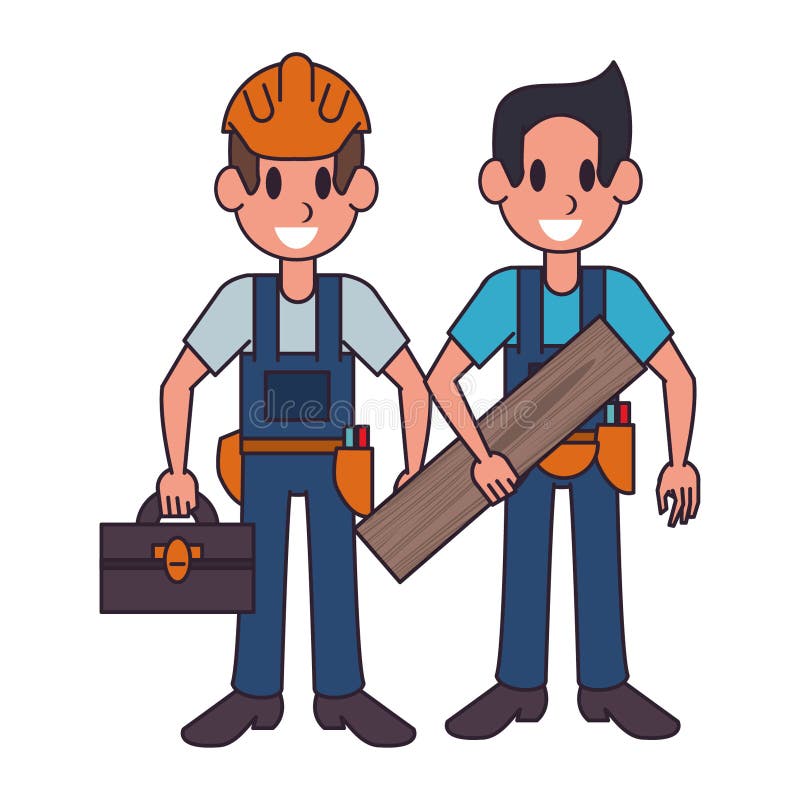 Professional Workers Characters Cartoons Stock Vector - Illustration of ...