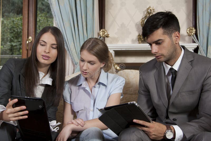 Professional Young Business People Stock Image - Image of team ...