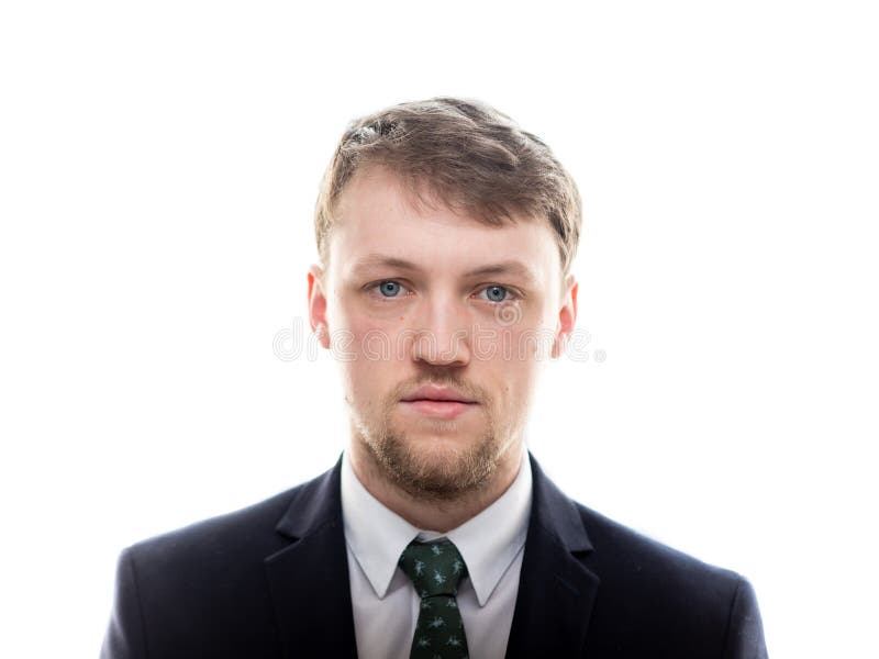 A Professional Young Man Looking into the Camera Stock Photo - Image of ...