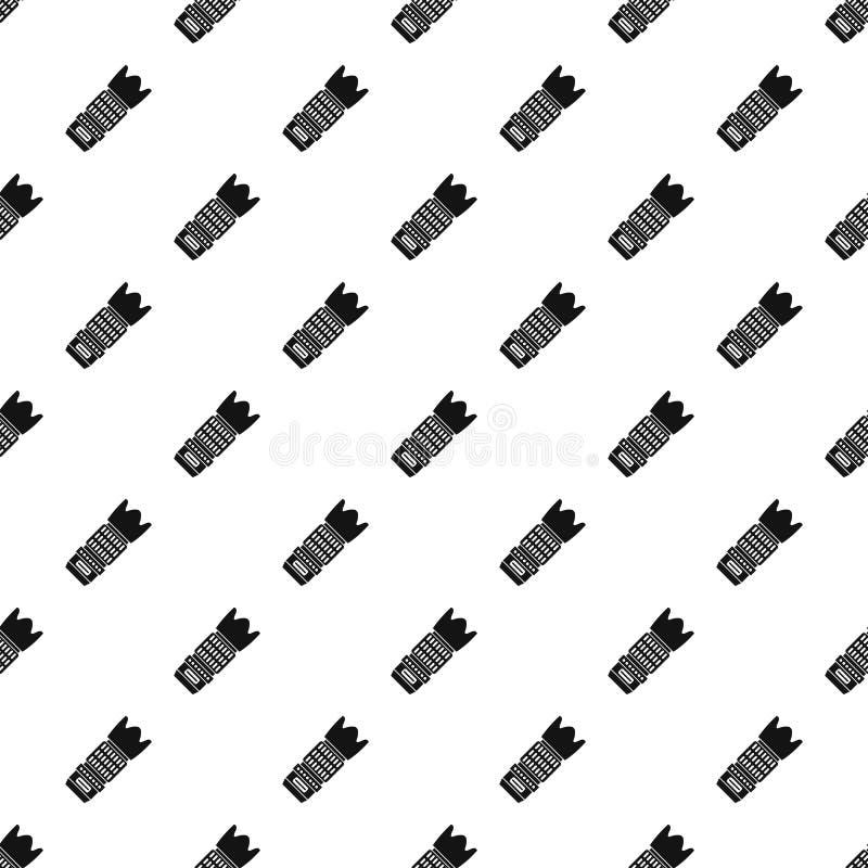 Professional Zoom Lens Pattern, Simple Style Stock Illustration ...