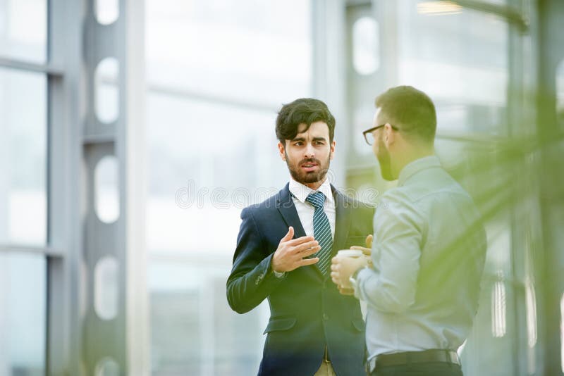 Professionals Communicating Stock Image - Image of economist ...