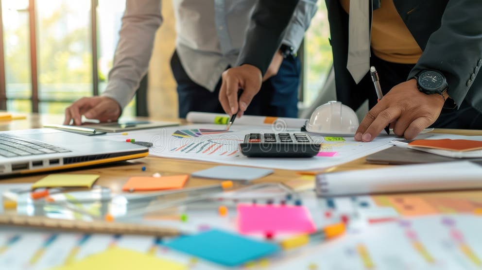 The Business Team Collaboration.AI Generated Image Stock Image - Image ...