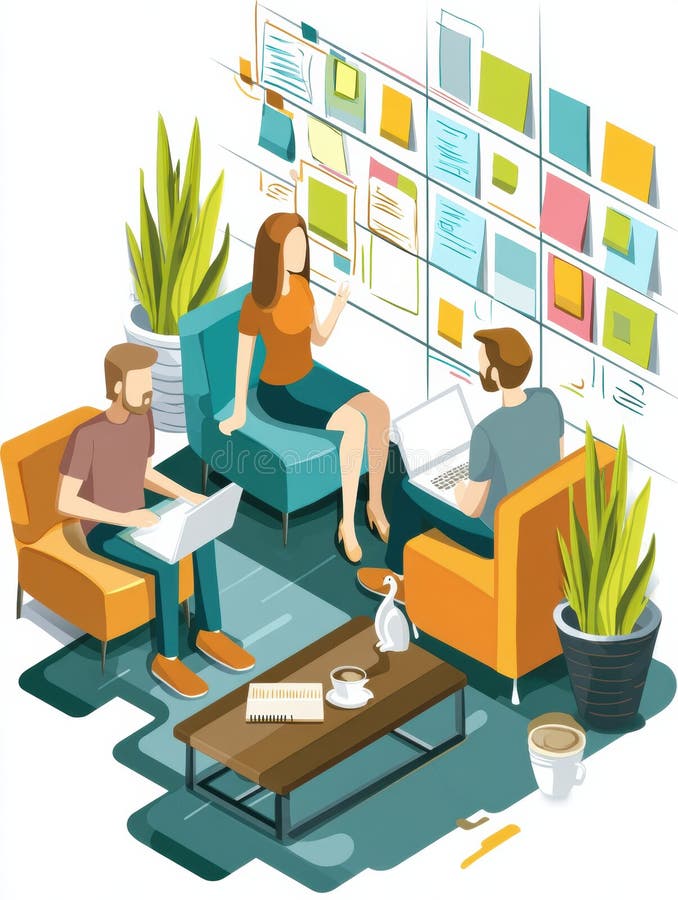 Virtual Coworking Space with Floating Task Boards Encourages ...