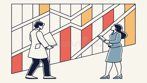 Professionals Reviewing Data on a Large Screen, Symbolizing Analytics ...