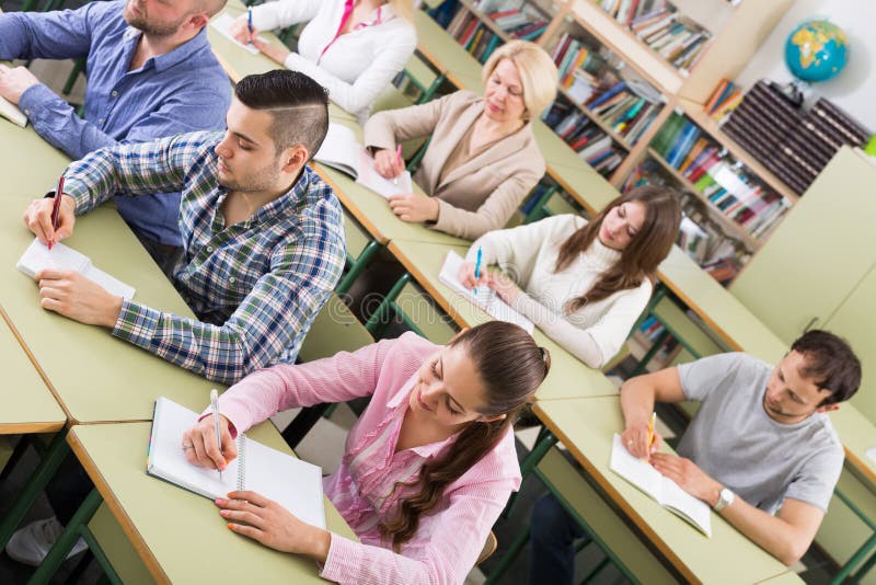 Professionals Taking Notes At Training Session Stock Image - Image of ...