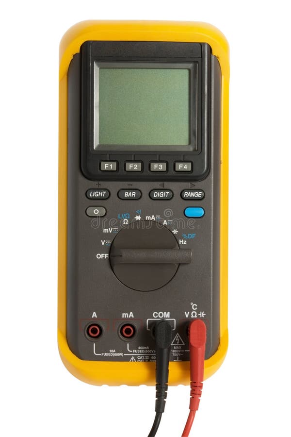 Professionele Digitale Multimeter Stock Afbeelding - Image of industrie ...