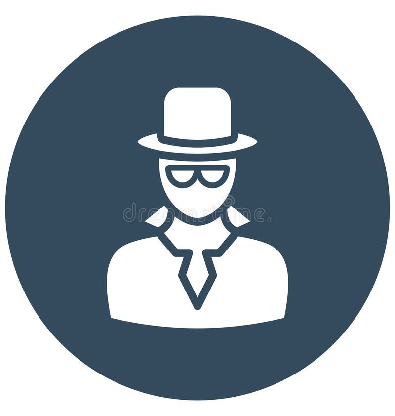 Spy Vector Icon Which Can Easily Modify or Edit Stock Vector ...