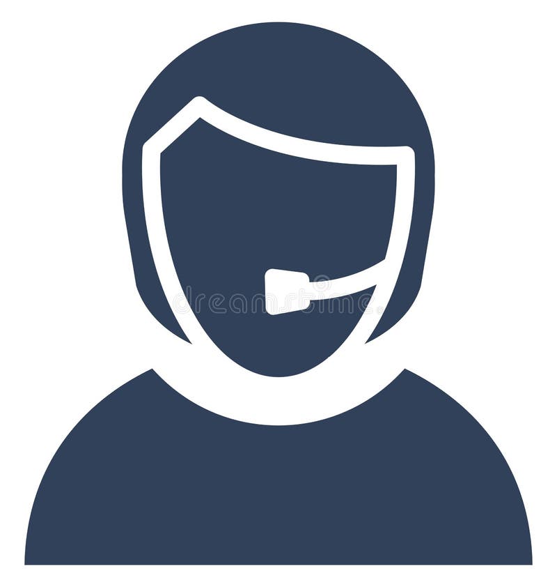 Customer Representative Vector Icon Which Can Easily Modify or Edit ...