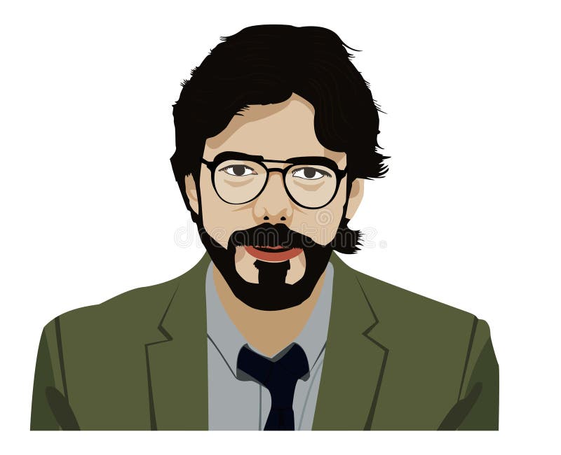 Professor Money Heist La Casa De Papel Design Graphic Netflix Film ...