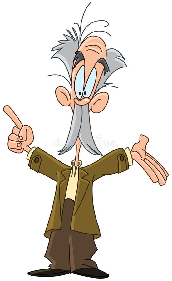 Professor cartoon stock vector. Illustration of college - 61506360