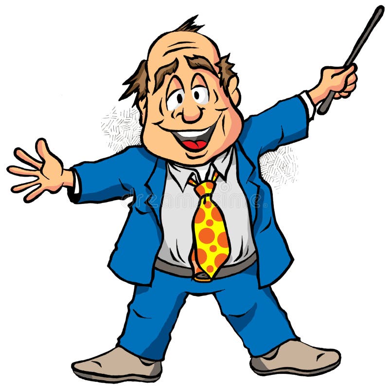 Professor stock vector. Image of happy, classroom, college - 35035133