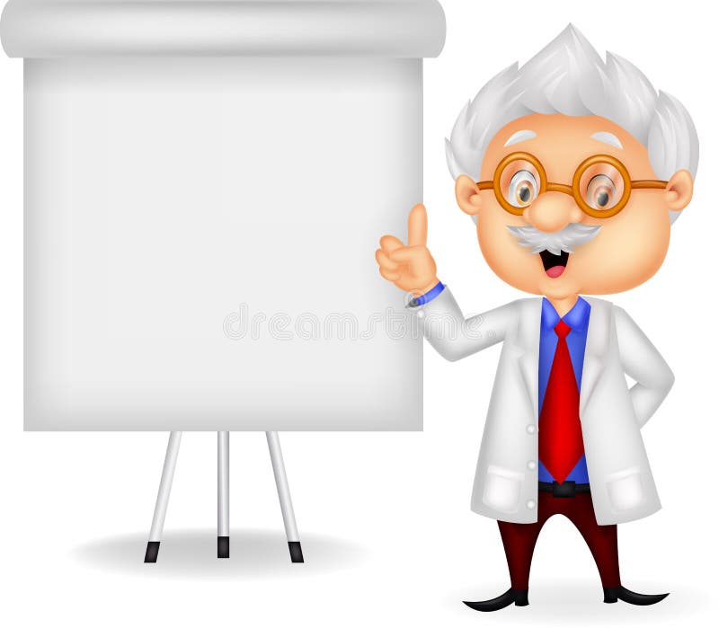 Professor cartoon teaching stock vector. Illustration of cartoon - 45747086