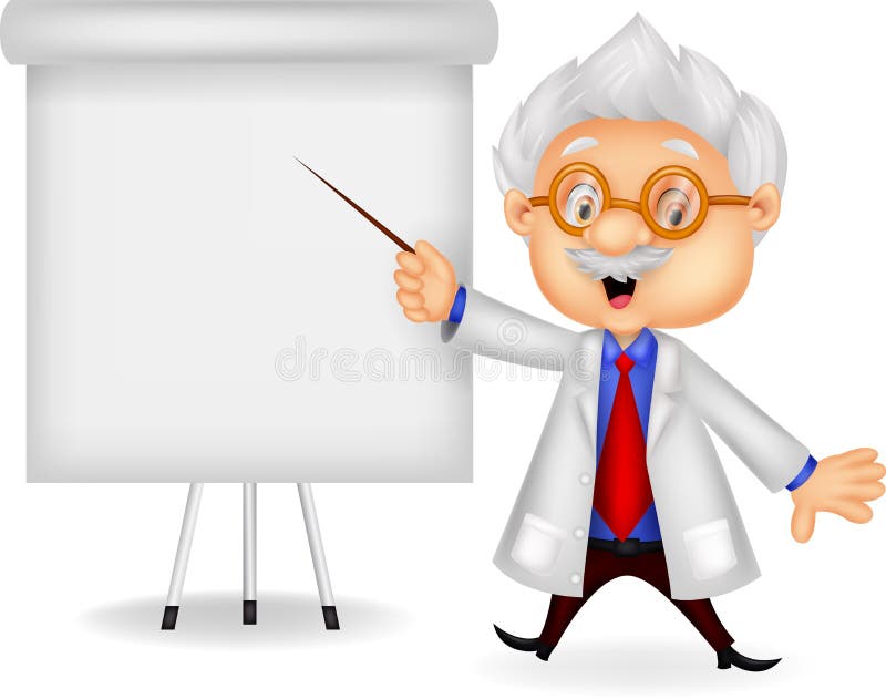 Professor cartoon teaching stock vector. Illustration of profession ...