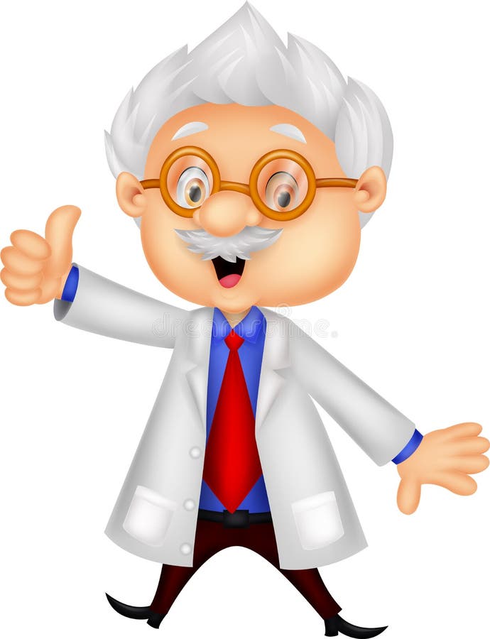 Professor Cartoon Waving Hand Stock Vector - Illustration of approval ...