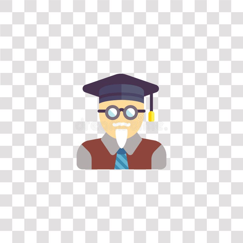 Professor Icon Sign and Symbol. Professor Color Icon for Website Design ...