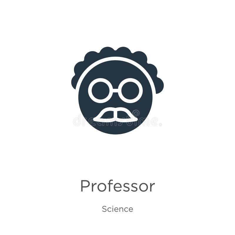 Professor Icon Vector. Trendy Flat Professor Icon from Science ...