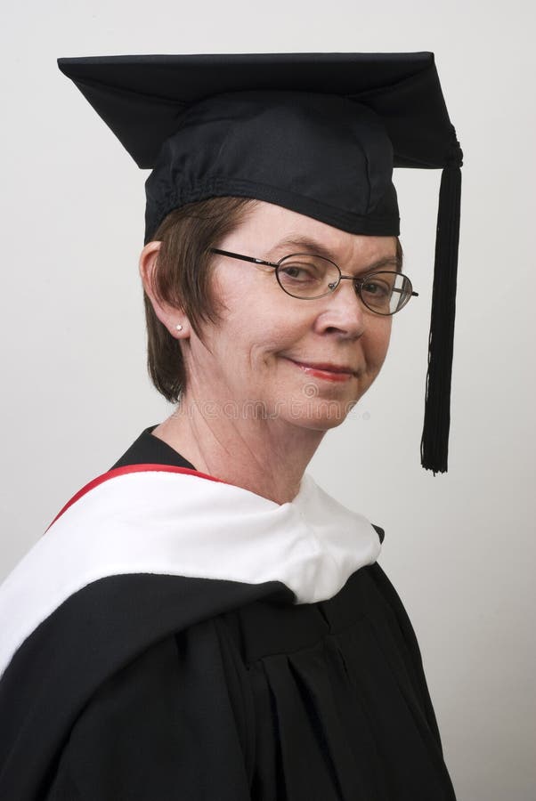 Professor Ready for Graduation Stock Photo - Image of academic ...