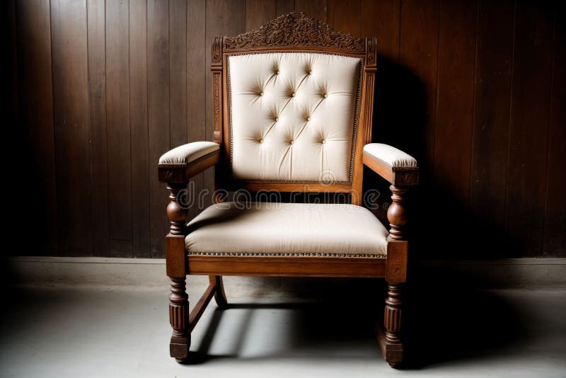 A Professor S Empty Chair a Throne of Wisdom Stock Illustration ...