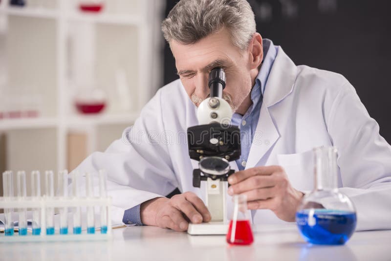 Professor stock photo. Image of laboratory, research - 52373282