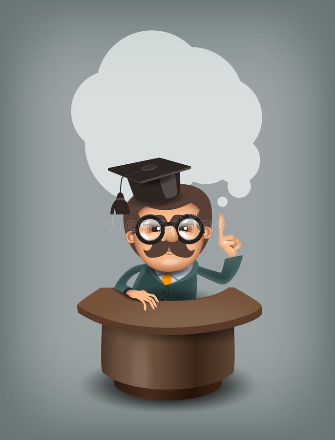 Professor. Vector format stock vector. Illustration of person - 35635277